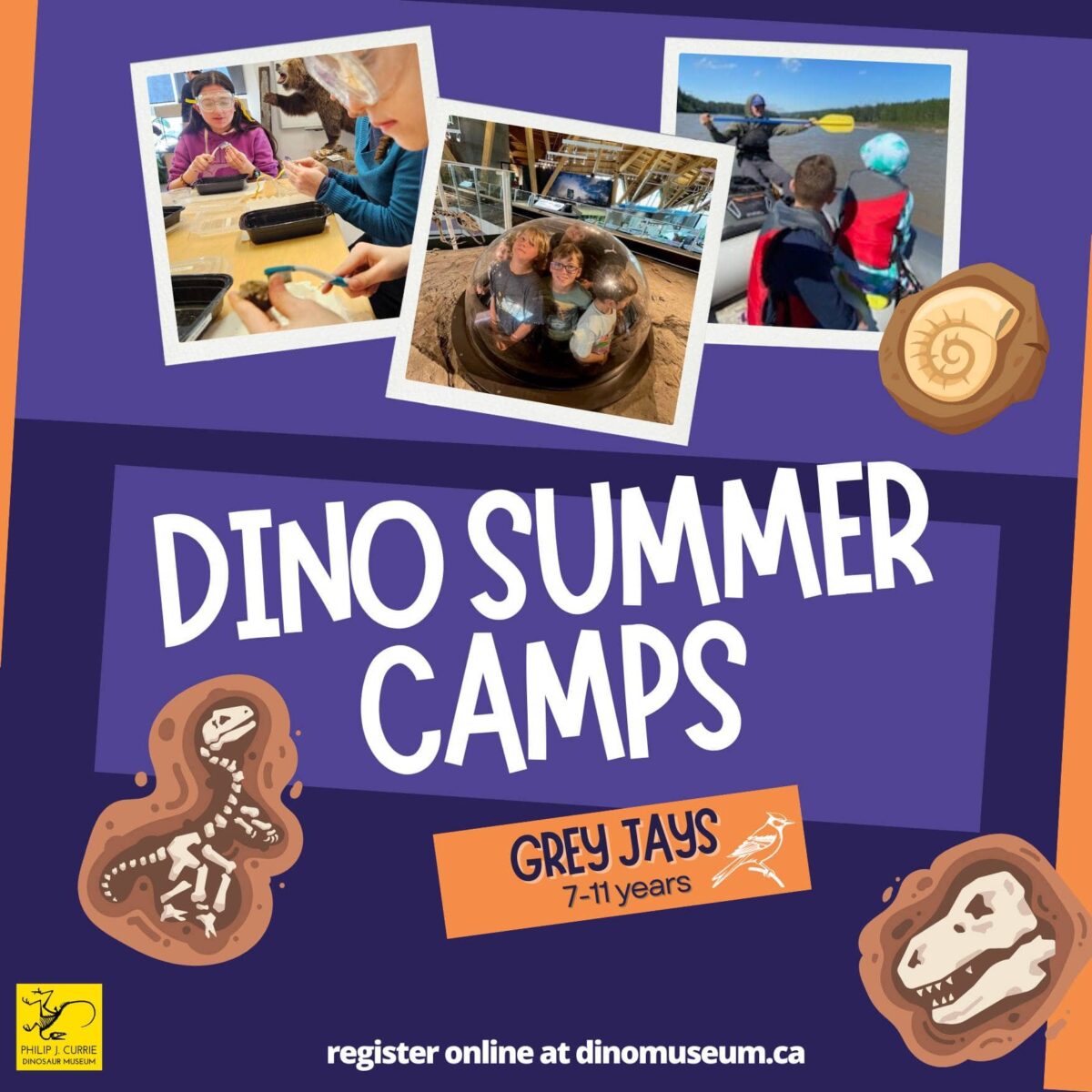 DINO SUMMER CAMPS - Philip J. Currie Dinosaur Museum